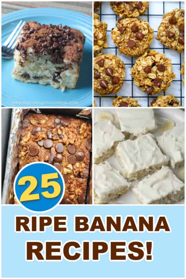 25 Delicious Ripe Banana Recipes To Go Bananas Over - The Baking ...