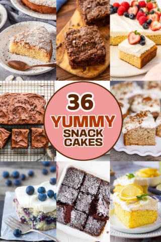 36 Yummy Snack Cakes To Try - The Baking ChocolaTess