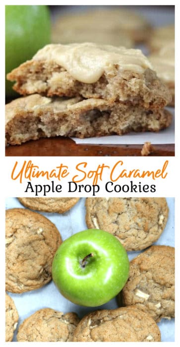 Caramel Apple Drop Cookies Perfect for Fall Baking - The Baking ChocolaTess