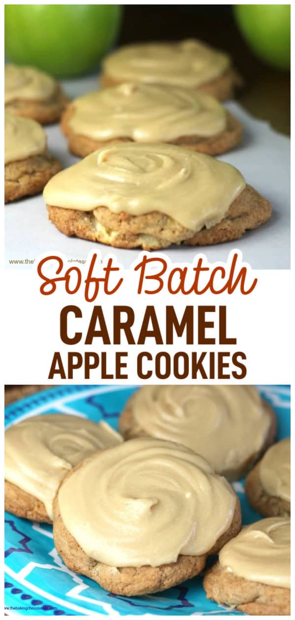 Caramel Apple Drop Cookies Perfect for Fall Baking - The Baking ChocolaTess