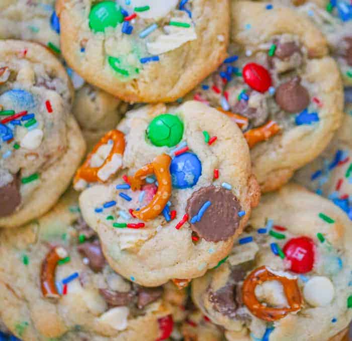 Santa's Christmas Trash Cookies - The Baking ChocolaTess