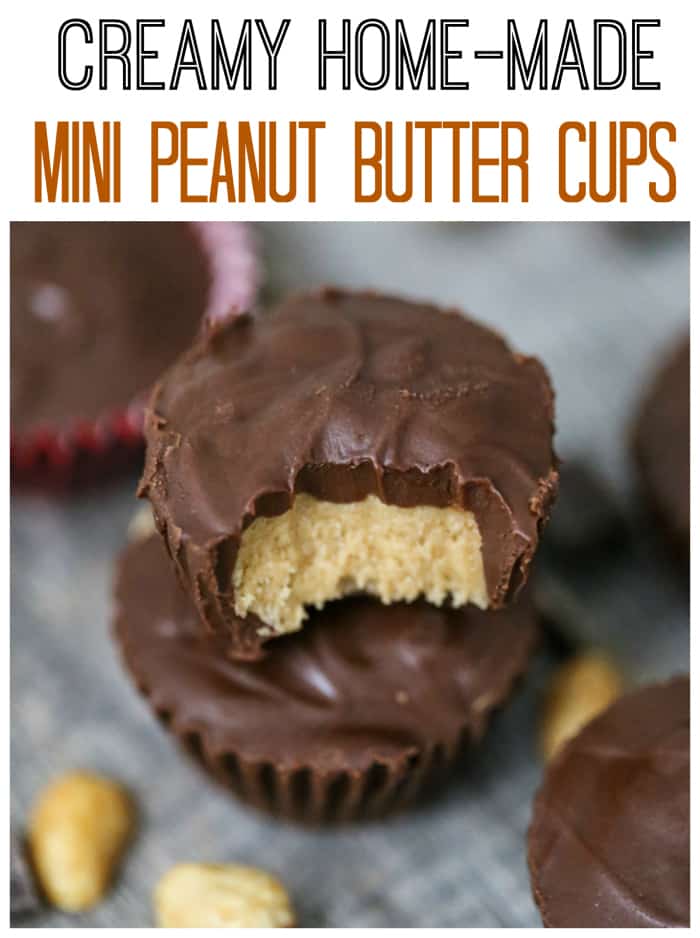 4 Ingredient Mini Peanut Butter Cups - The Baking ChocolaTess