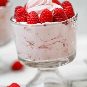 Fluffy Raspberry Mousse - Keto Option - The Baking ChocolaTess