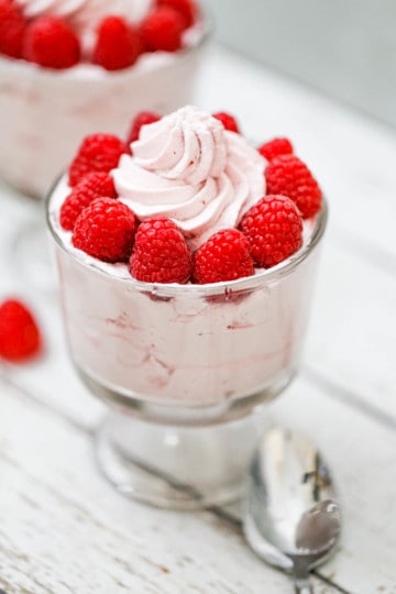 Fluffy Raspberry Mousse - Keto Option - The Baking ChocolaTess