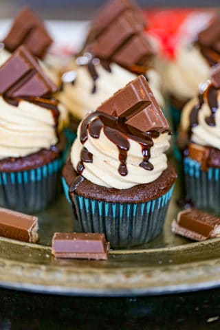 Ultimate Kit Kat Cupcakes - The Baking ChocolaTess