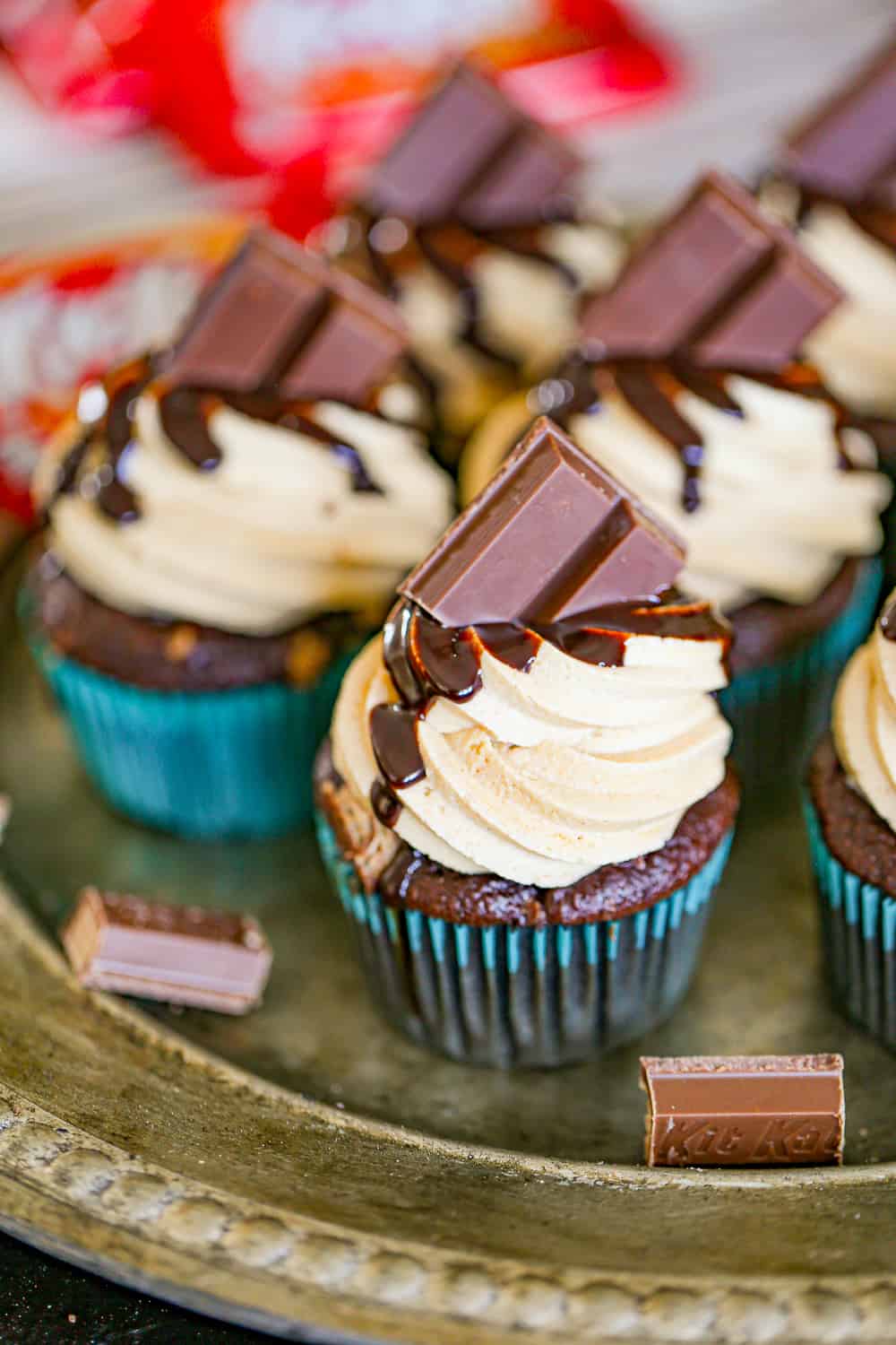Ultimate Kit Kat Cupcakes - The Baking ChocolaTess