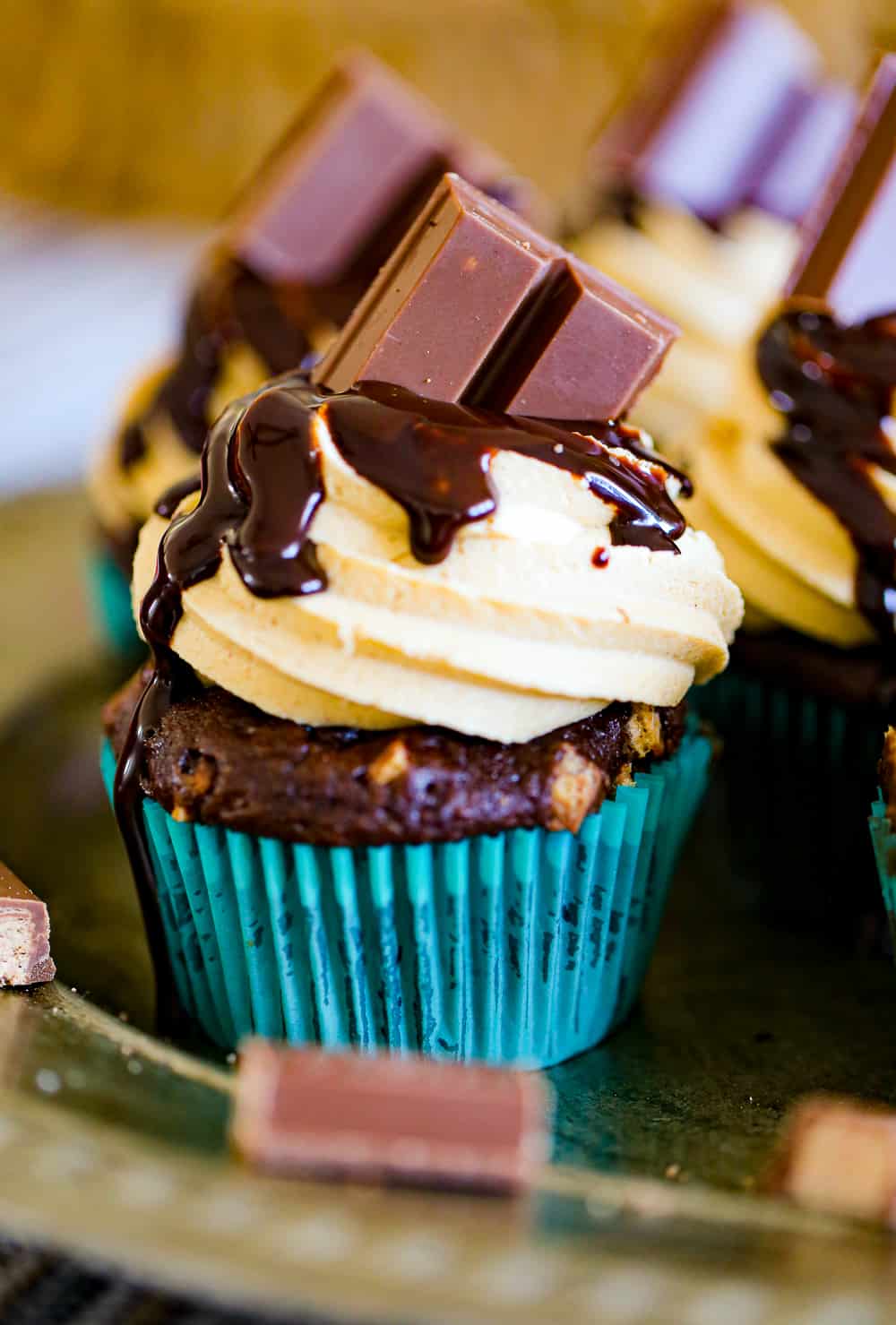 Ultimate Kit Kat Cupcakes - The Baking ChocolaTess