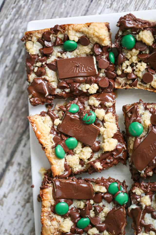 Chocolate Chip Mint Bars - The Baking ChocolaTess