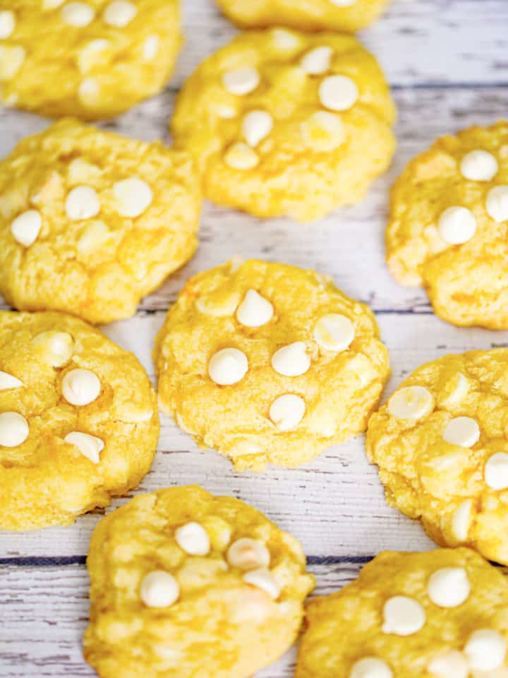 Lemon White Chocolate Chip Cookies - The Baking ChocolaTess