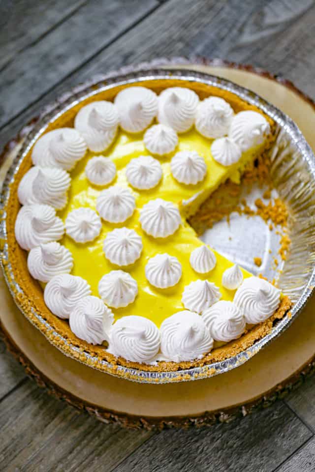 Luscious Lemon Chiffon Pie - The Baking ChocolaTess