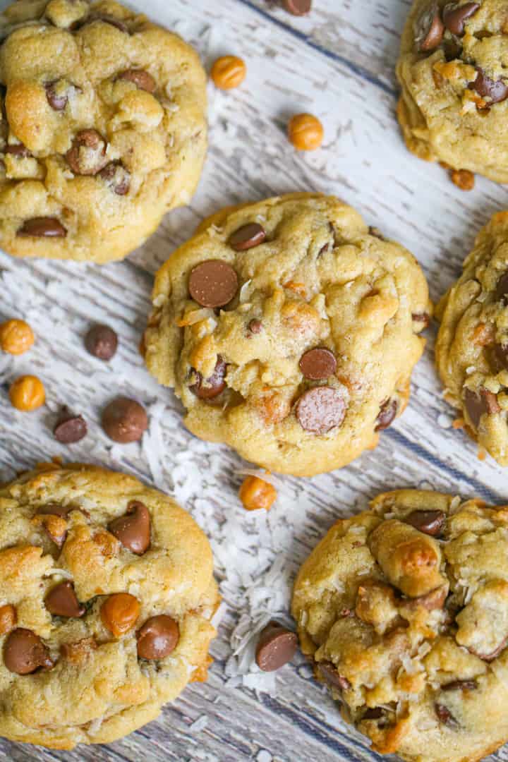 Best Ever Samoa Chocolate Chip Cookies - The Baking ChocolaTess