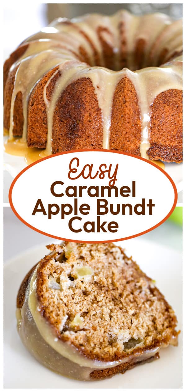 Caramel Apple Bundt Cake - The Baking ChocolaTess