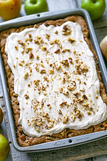 Chunky Apple Cake Loaded with Apples and Walnuts - The Baking ChocolaTess