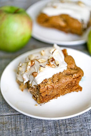 Chunky Apple Cake Loaded with Apples and Walnuts - The Baking ChocolaTess