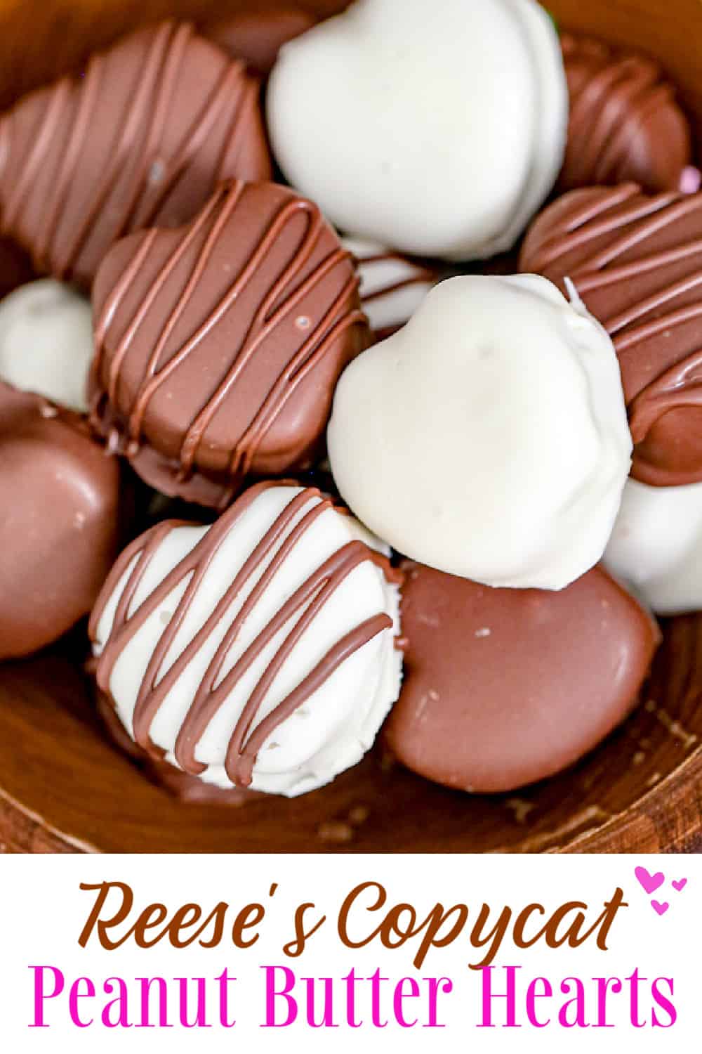 Valentine Chocolate Peanut Butter Hearts - The Baking ChocolaTess