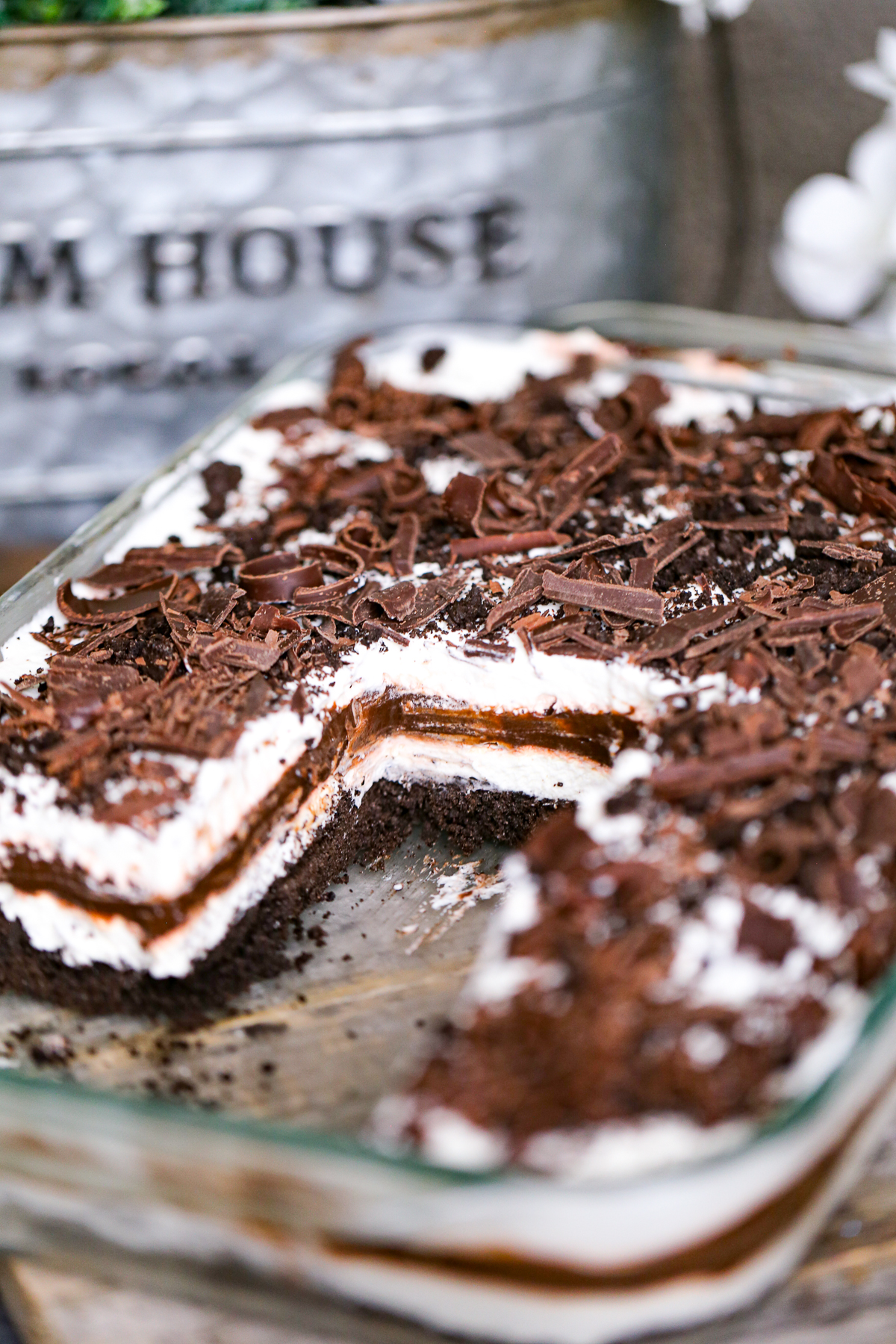 Chocolate Lasagna Layered Dessert - The Baking ChocolaTess