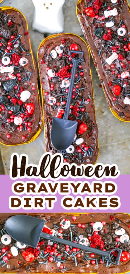 Graveyard Mini Dirt Cakes - The Baking ChocolaTess