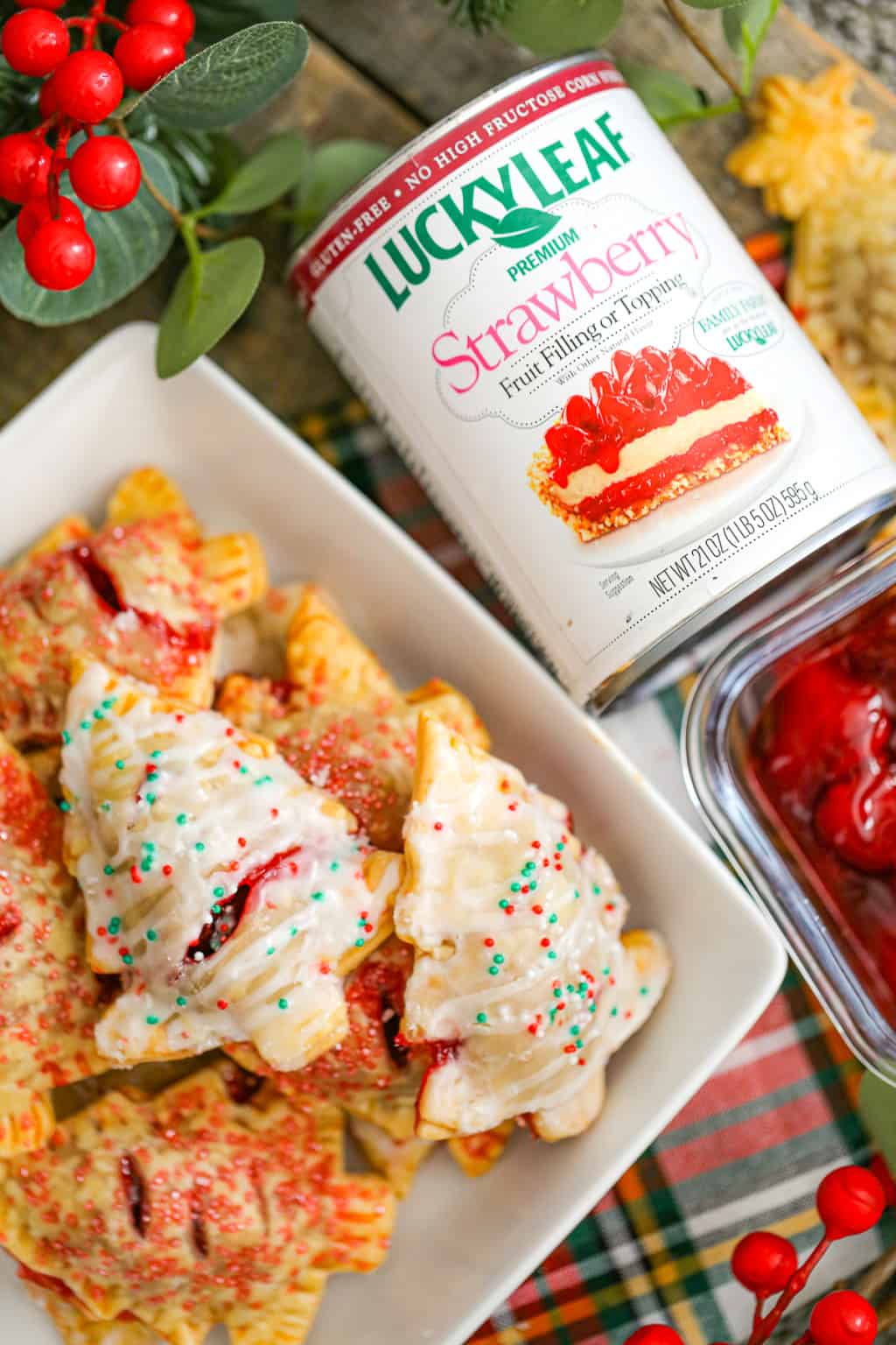 Make Christmas Tree Hand Pies with Lucky Leaf Fruit Filling - The ...