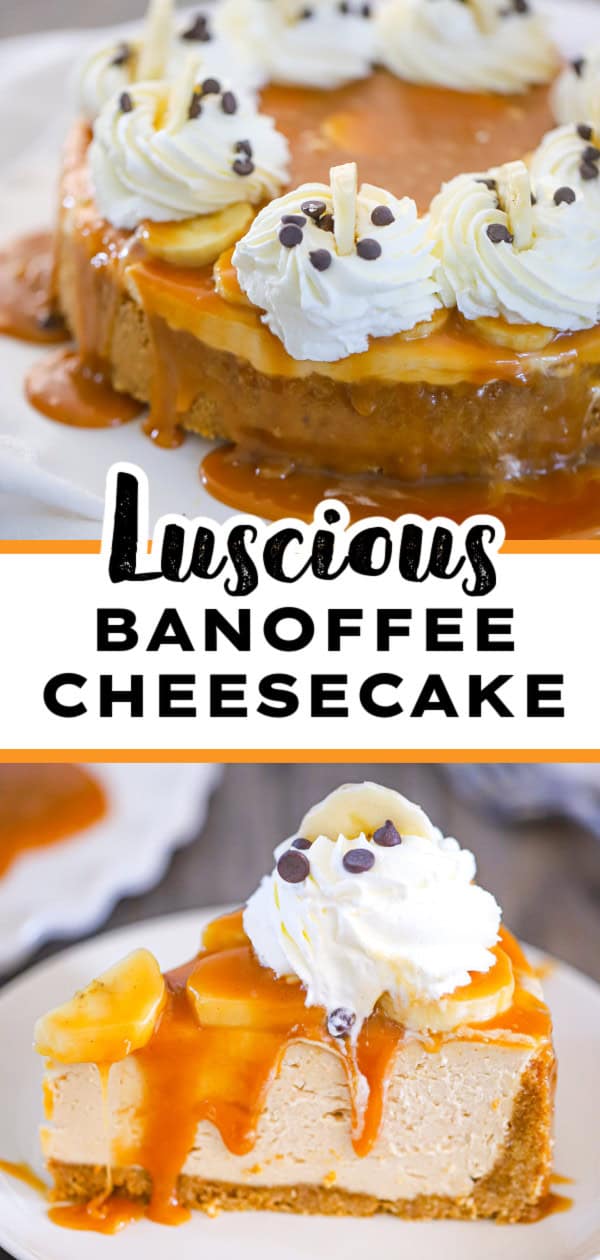 No Bake Banoffee Peanut Butter Cheesecake - The Baking ChocolaTess