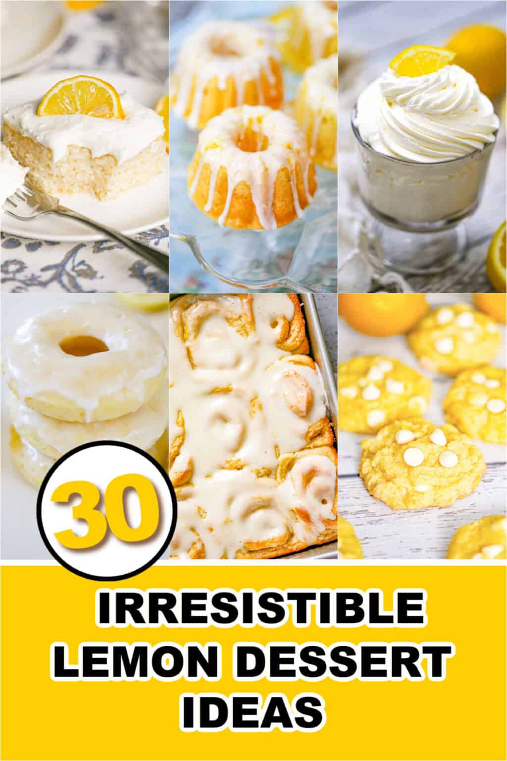 30 Irresistible Lemon Desserts - The Baking ChocolaTess