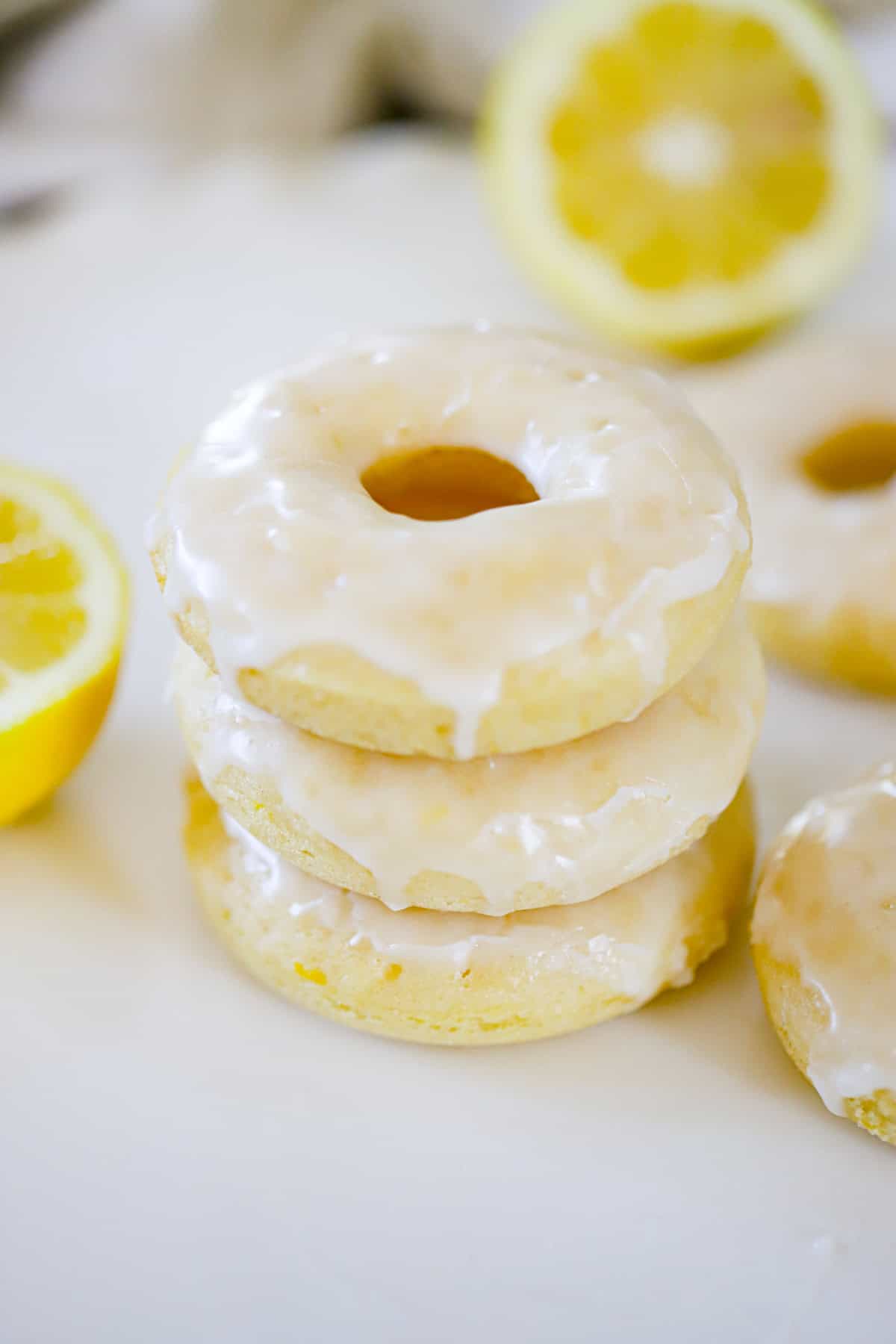 Tangy Lemon Glazed Donuts - The Baking ChocolaTess