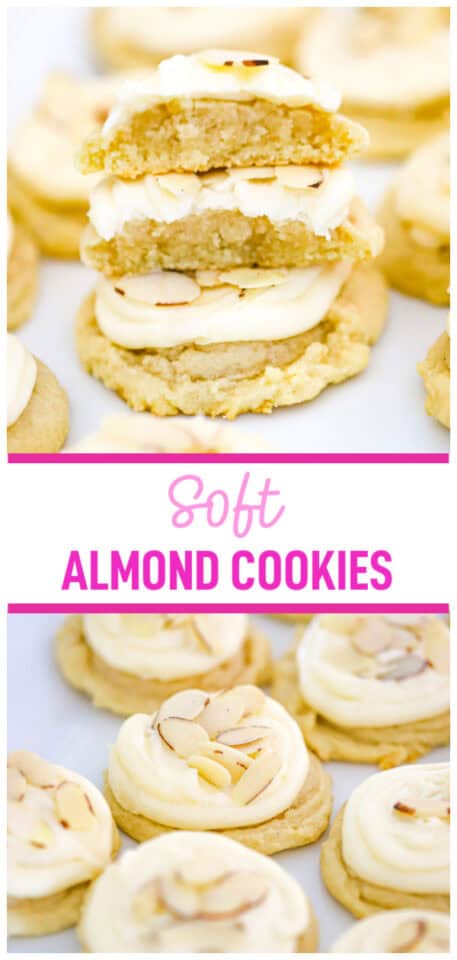 Soft Almond Cookies with Almond Buttercream - The Baking ChocolaTess