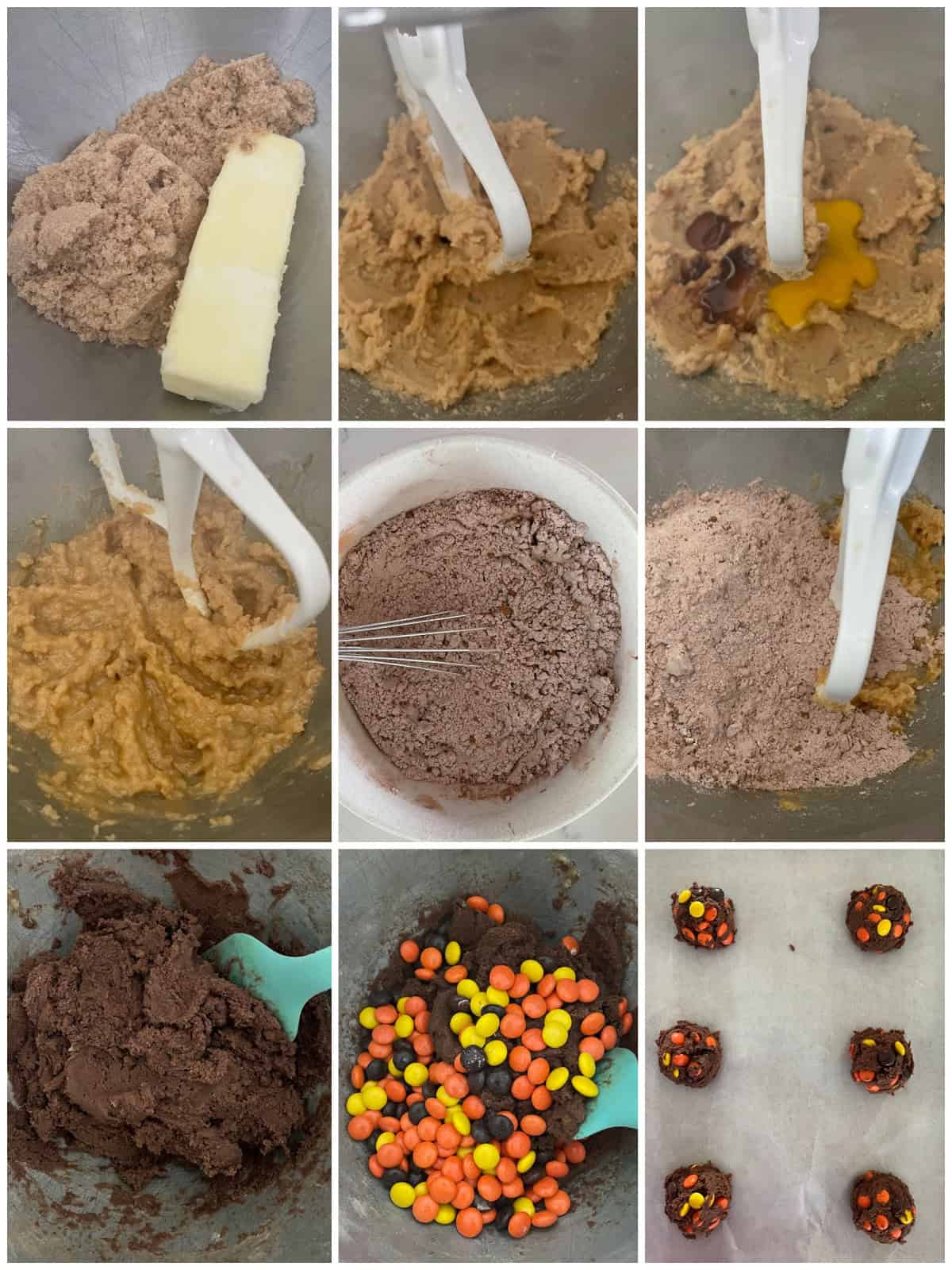 Chocolate Reese's Pieces Cookies Recipe - The Baking ChocolaTess