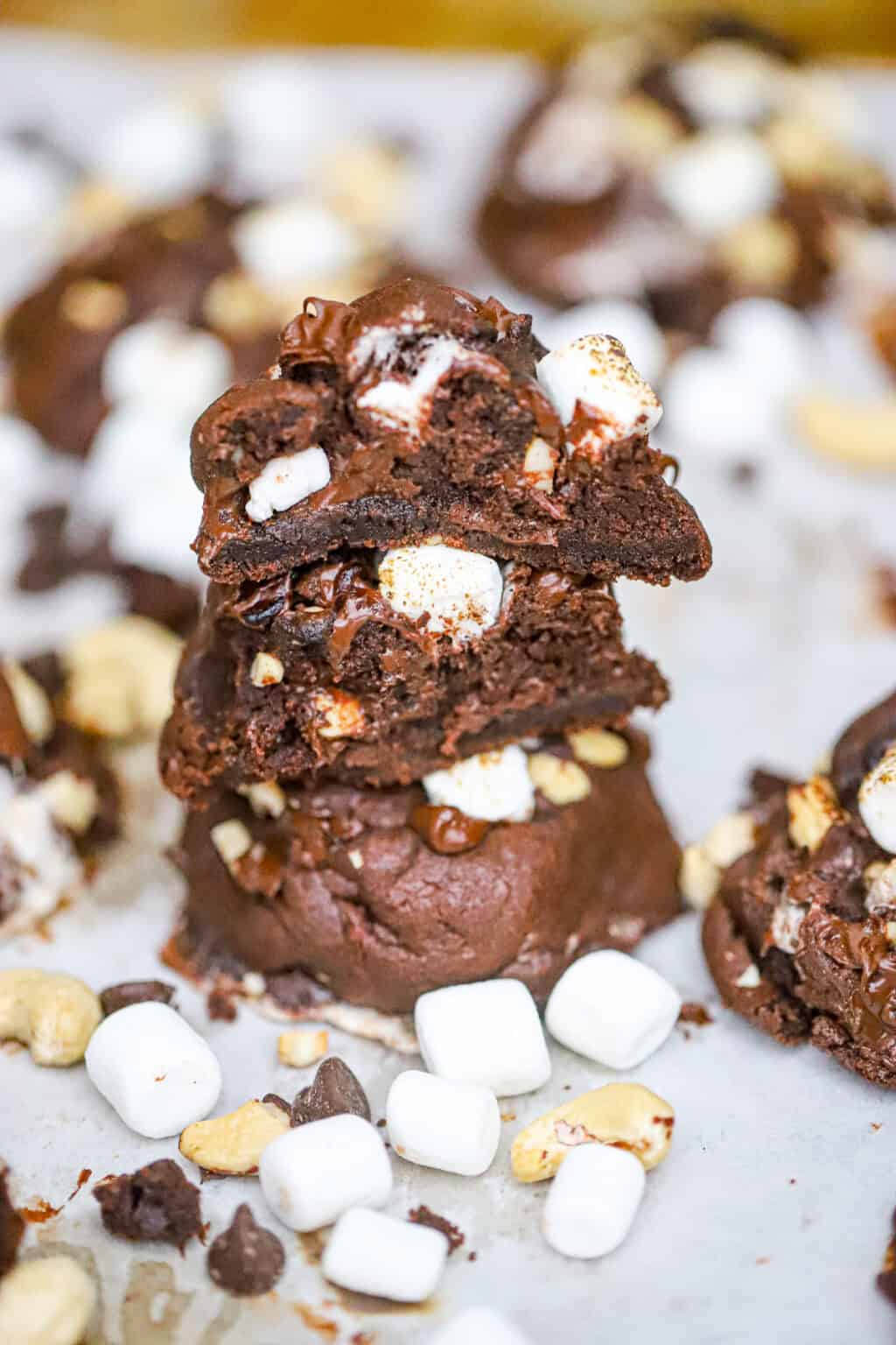 Ultimate Rocky Road Cookies - The Baking ChocolaTess