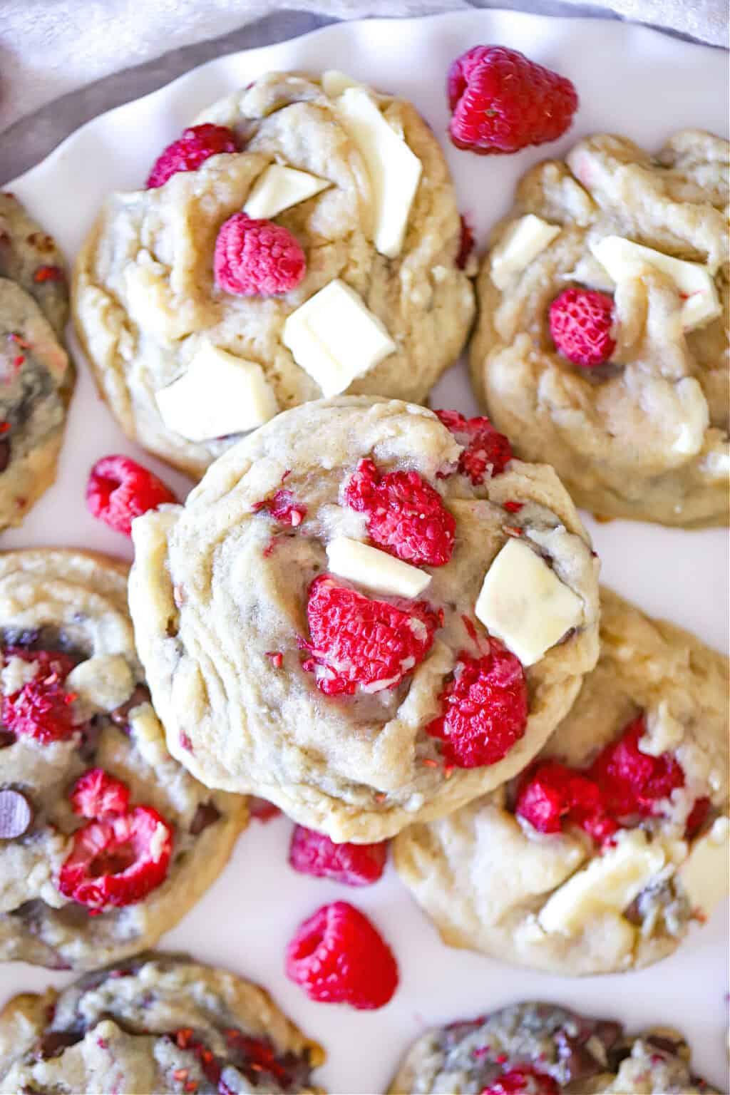 Best-Ever Raspberry White Chocolate Cookies - The Baking ChocolaTess