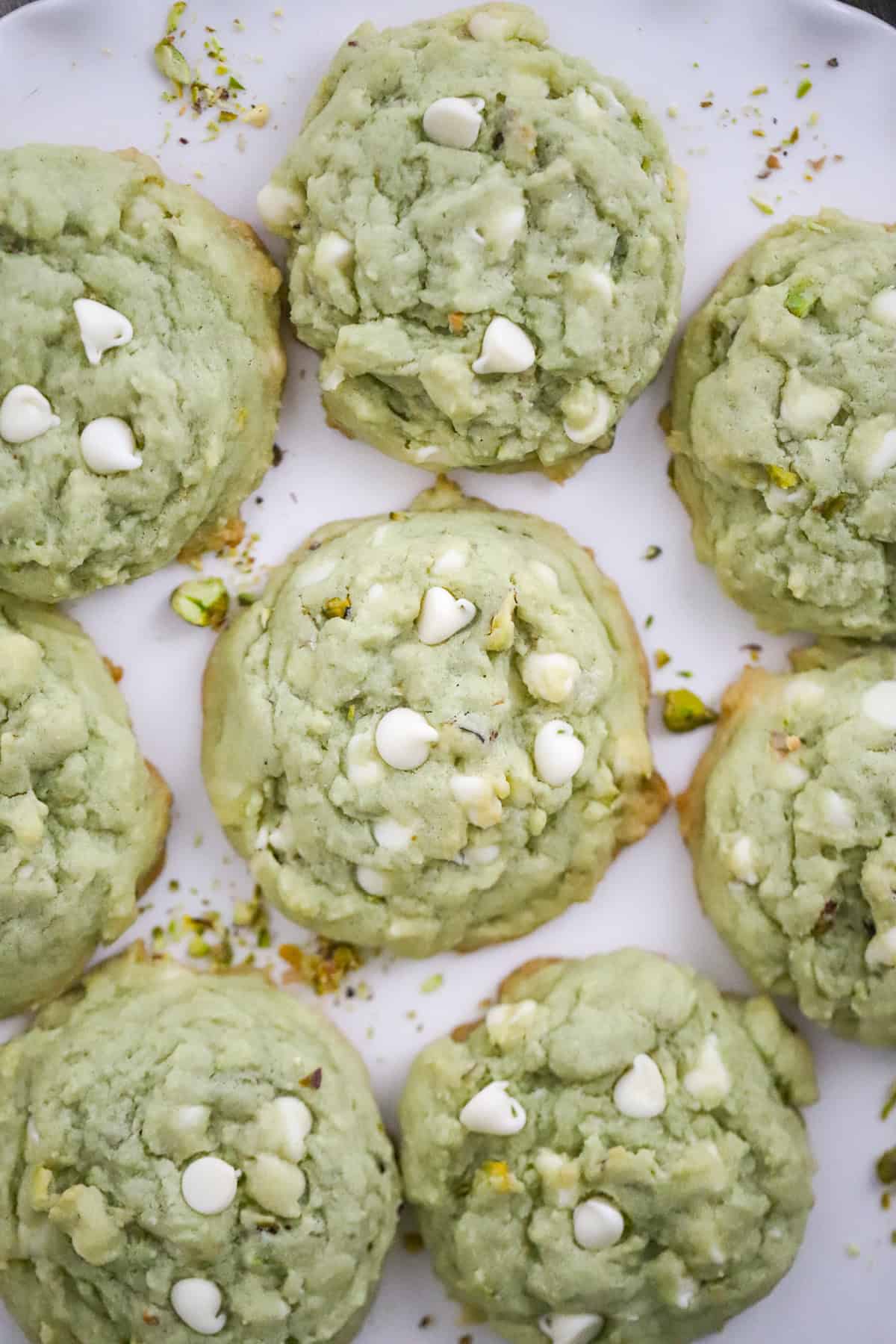 Pistachio Pudding Cookies - The Baking ChocolaTess