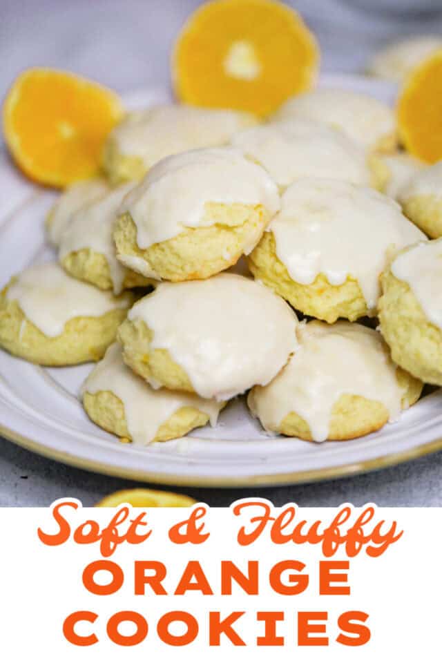 Soft Orange Cookies with Orange Icing - The Baking ChocolaTess