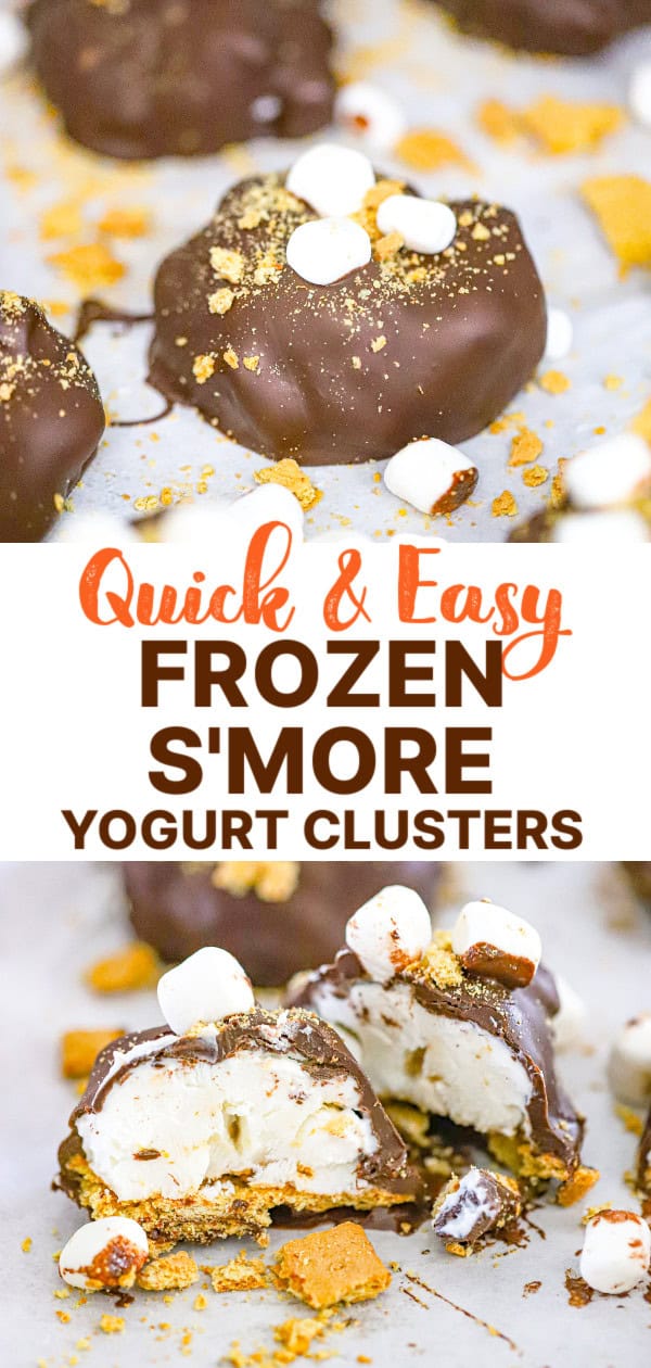 S'more Yogurt Clusters: Easy Frozen Treats Recipe - The Baking ChocolaTess