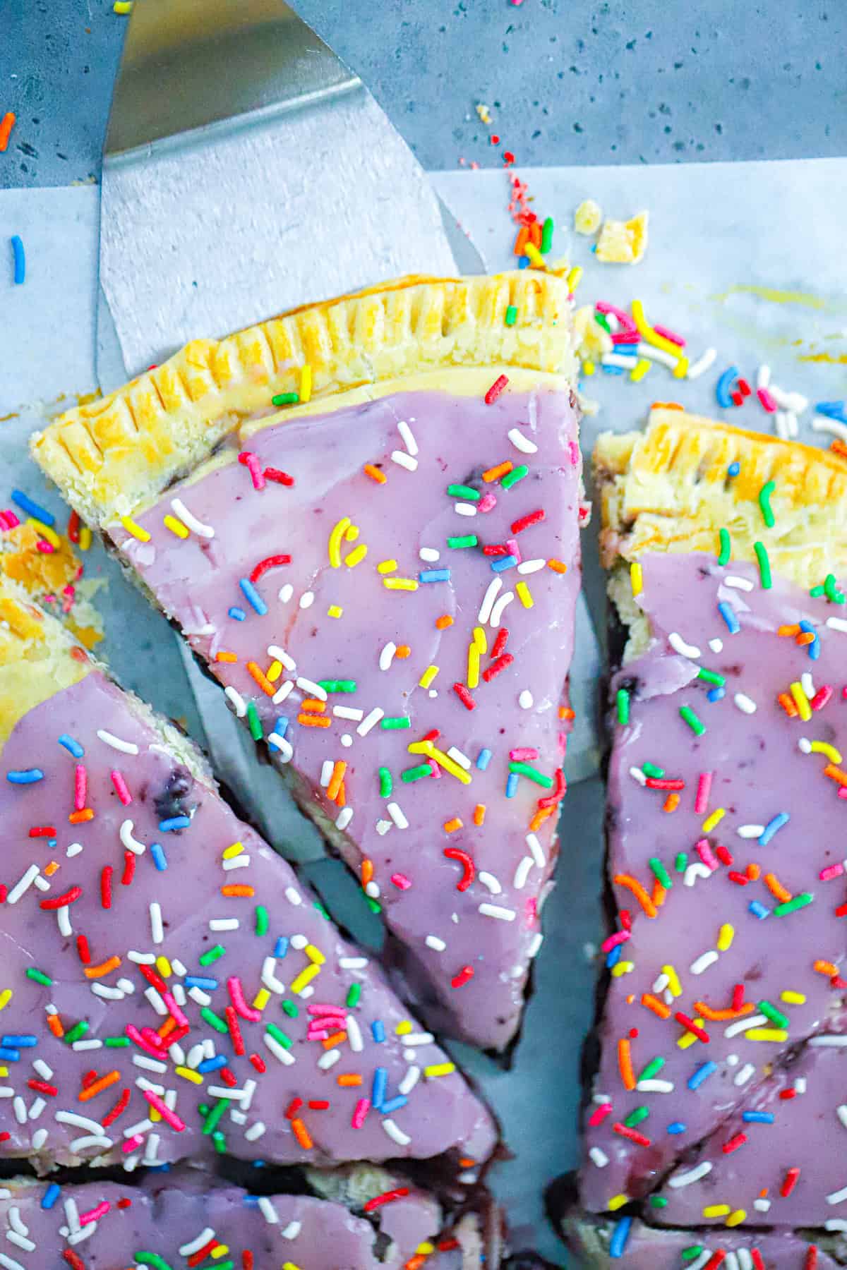 Frosted Blueberry Pop Tart Made Simple - The Baking ChocolaTess