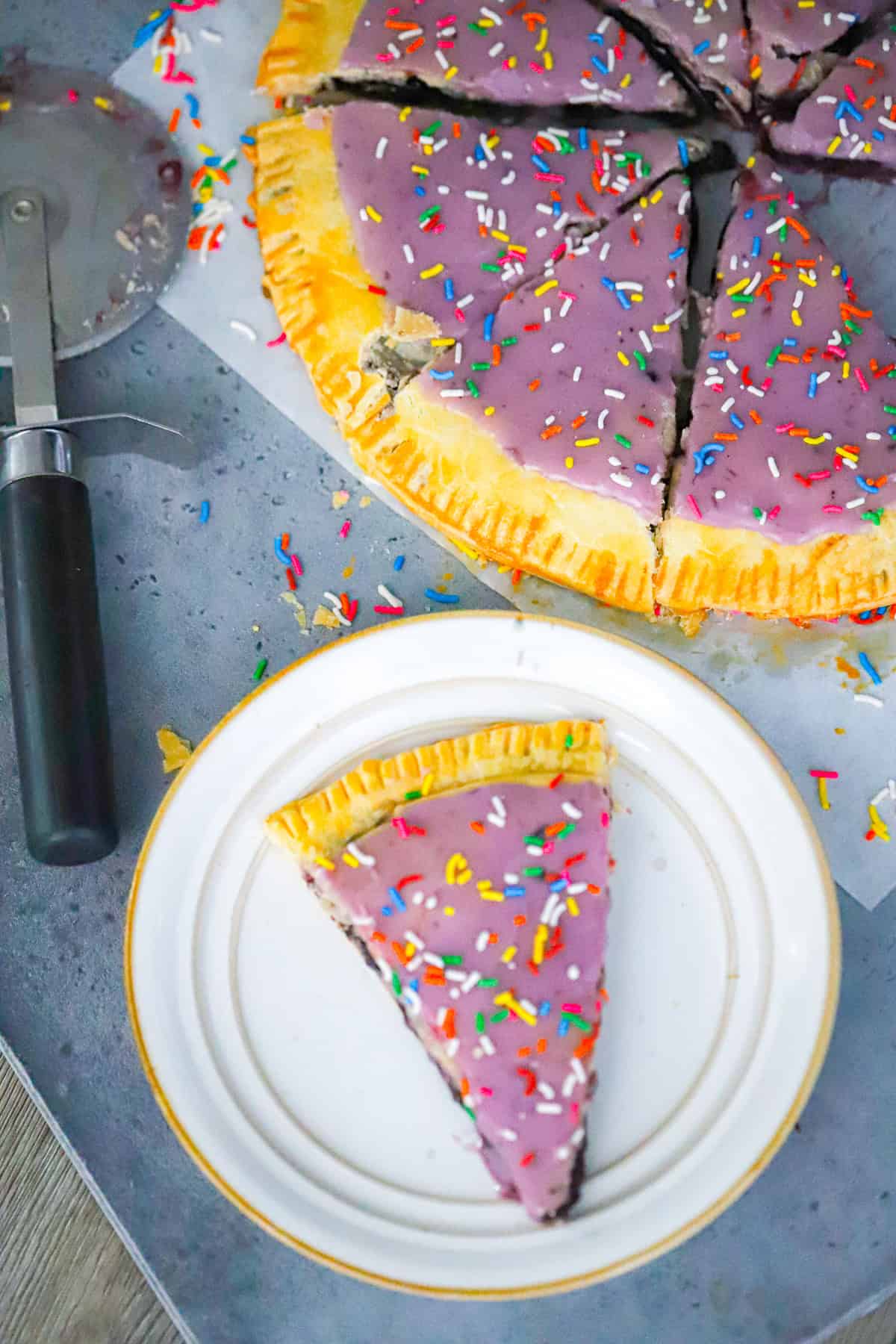 Frosted Blueberry Pop Tart Made Simple - The Baking ChocolaTess
