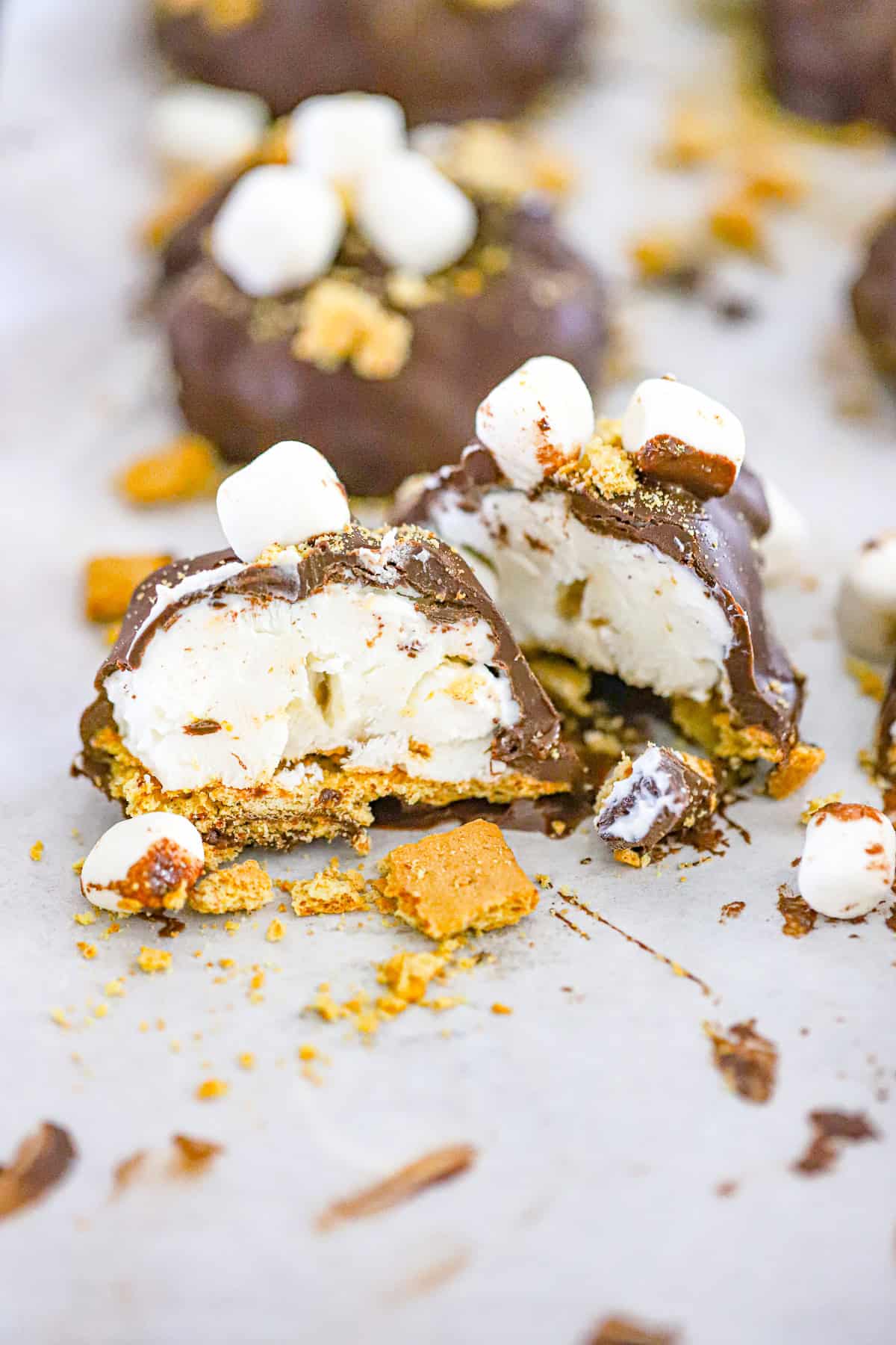 S'more Yogurt Clusters: Easy Frozen Treats Recipe - The Baking ChocolaTess