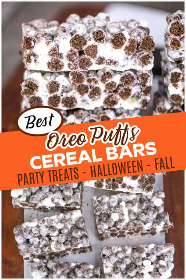 Oreo Puffs Cereal Bars: Easy No Bake Dessert - The Baking ChocolaTess