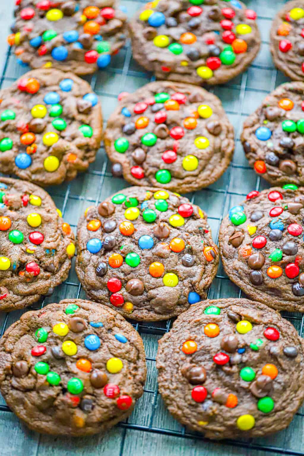 M&M Chocolate Cookies: A Triple Chocolate Treat - The Baking ChocolaTess