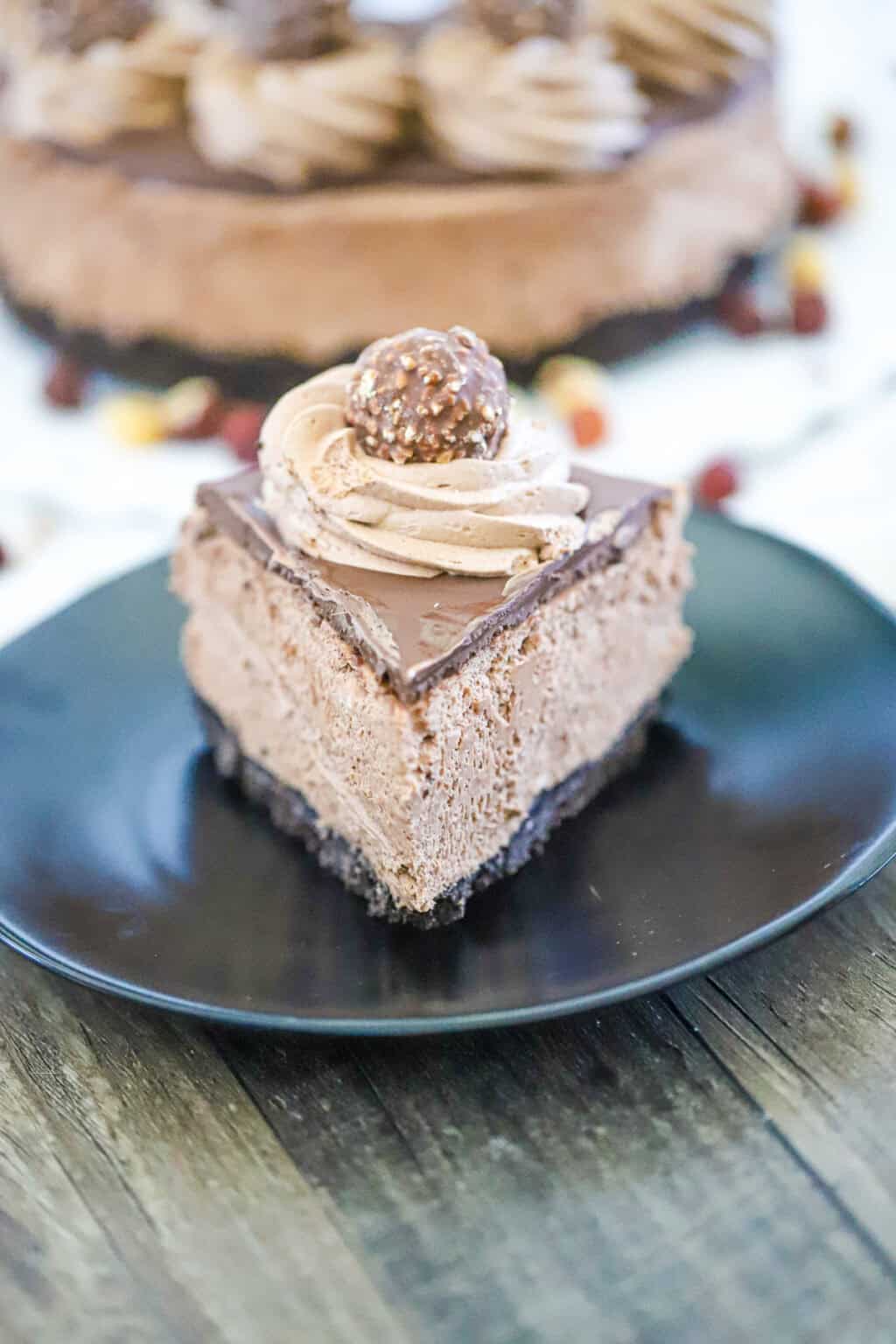 No Bake Nutella Cheesecake Made Simple - The Baking ChocolaTess
