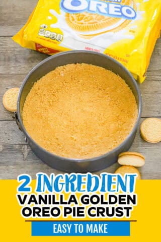 Vanilla Golden Oreo Cookie Crust - Two Ingredients Only - The Baking ...