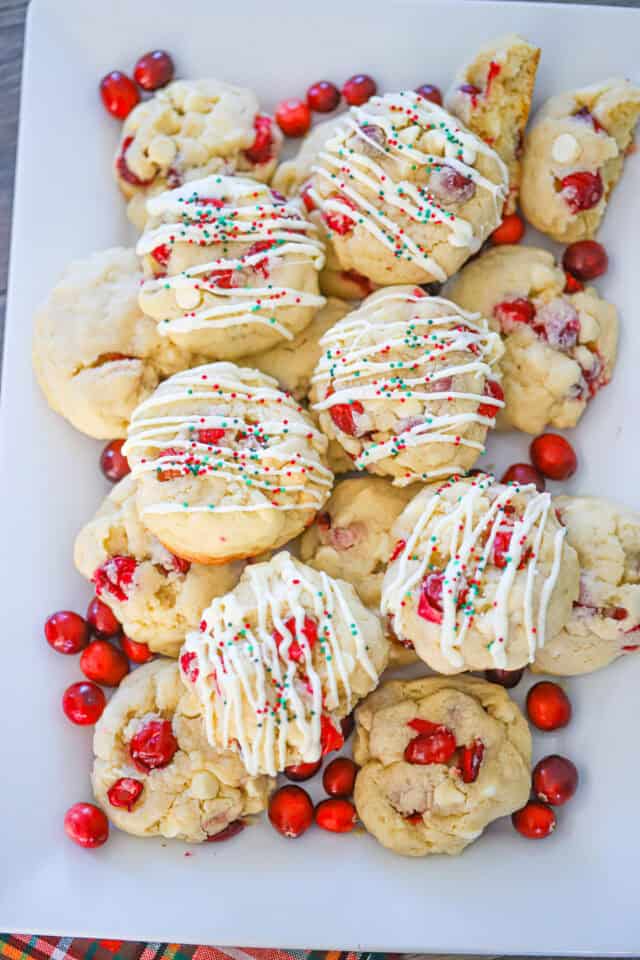 Cranberry Cookies for Your Holiday Cookie Platter