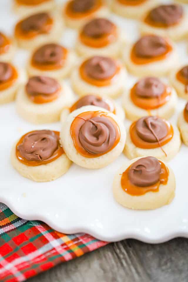 Mini Twix Cookies - The Baking ChocolaTess